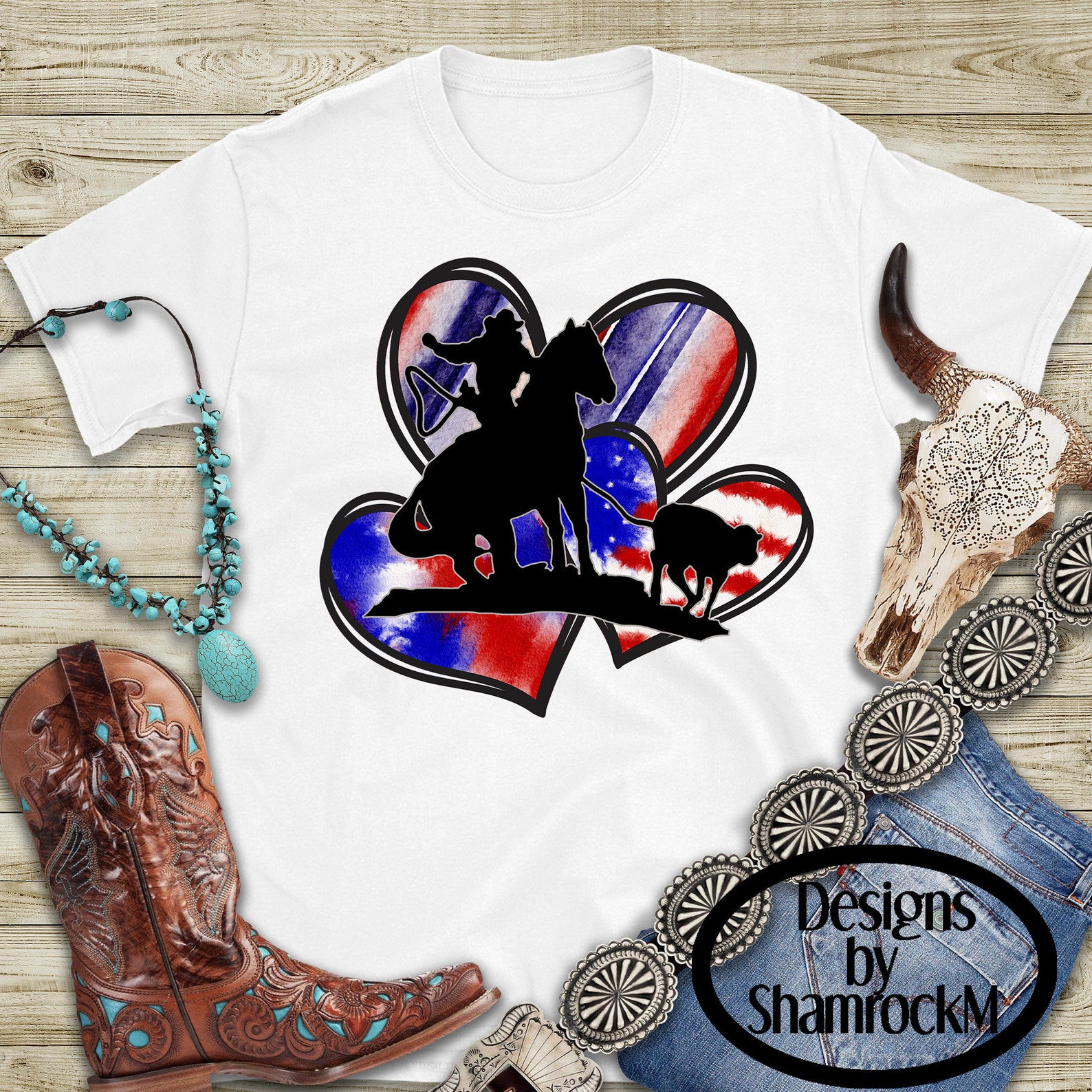 Printable Sublimation Design Breakaway Roper With 3 - Etsy