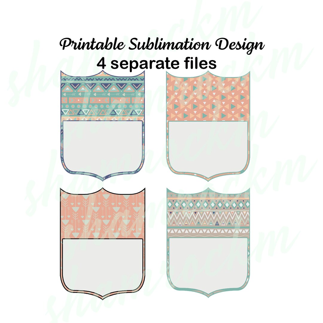 Printable Sublimation Design, Back Number Bundle 1, Png Images With ...