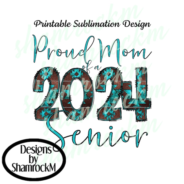 Proud Senior Mom 2024 - Etsy