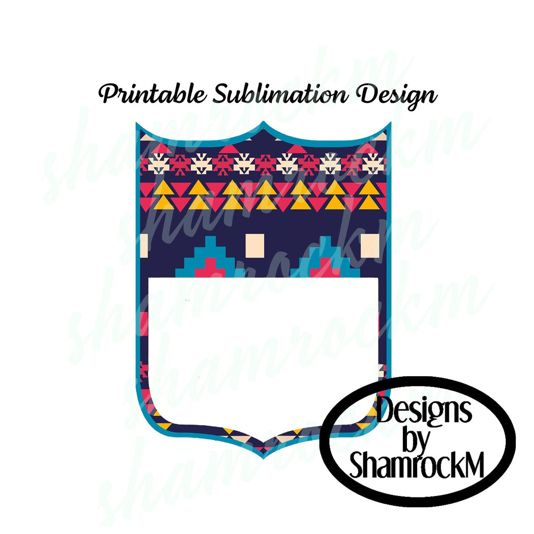 Printable Sublimation Design | Back Number Aztec 12 | Png Image With ...