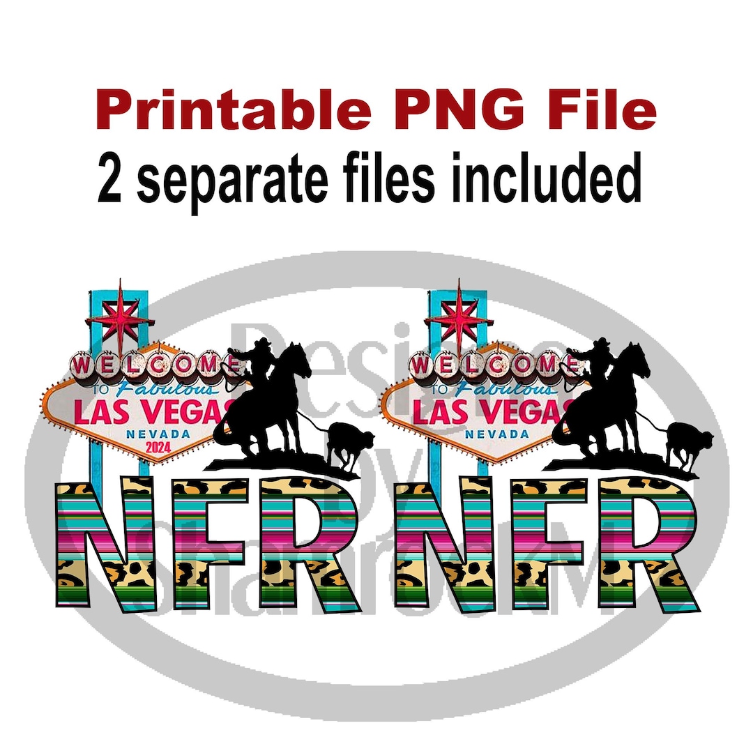 NFR Vegas Sign 2024 NFR Vegas Sign No Date Breakaway Roper Png Images ...