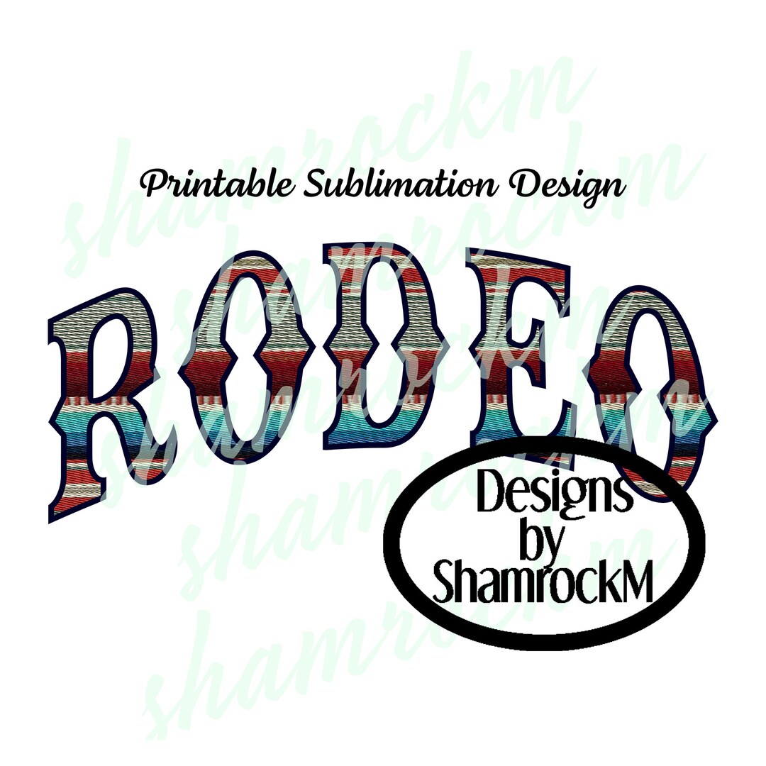 Printable Sublimation Design | Rodeo Arched | El Paso | Png Image ...