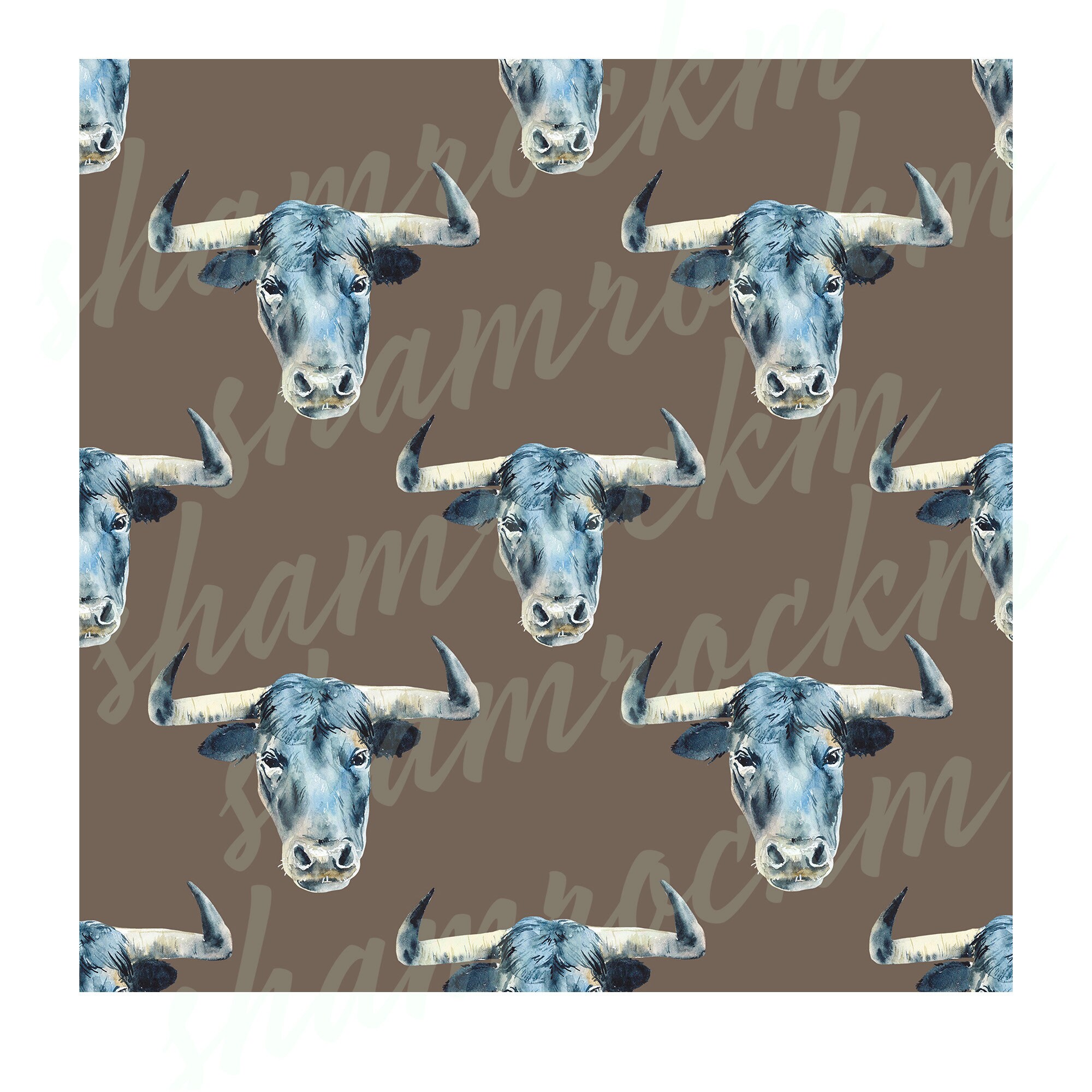 Printable Digital Papers Watercolor Cows 12 X - Etsy