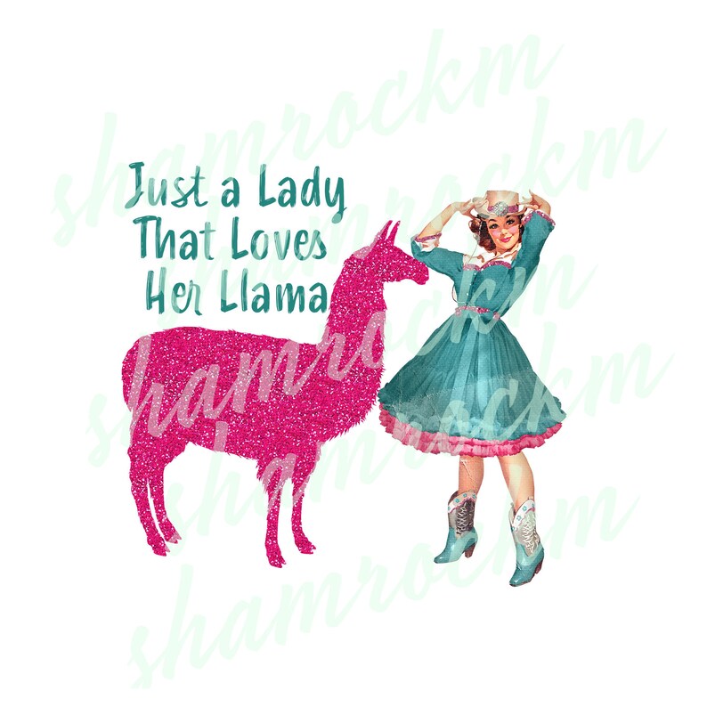 Lady and Llama Png Images With Transparent Background High - Etsy