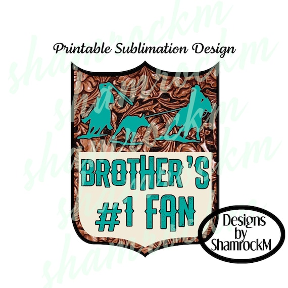 Printable Sublimation Design Back Number Brother's 1 - Etsy