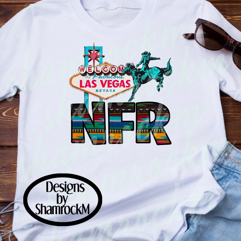 NFR Vegas Sign 2022 NFR Vegas Sign No Date Bronc Rider - Etsy