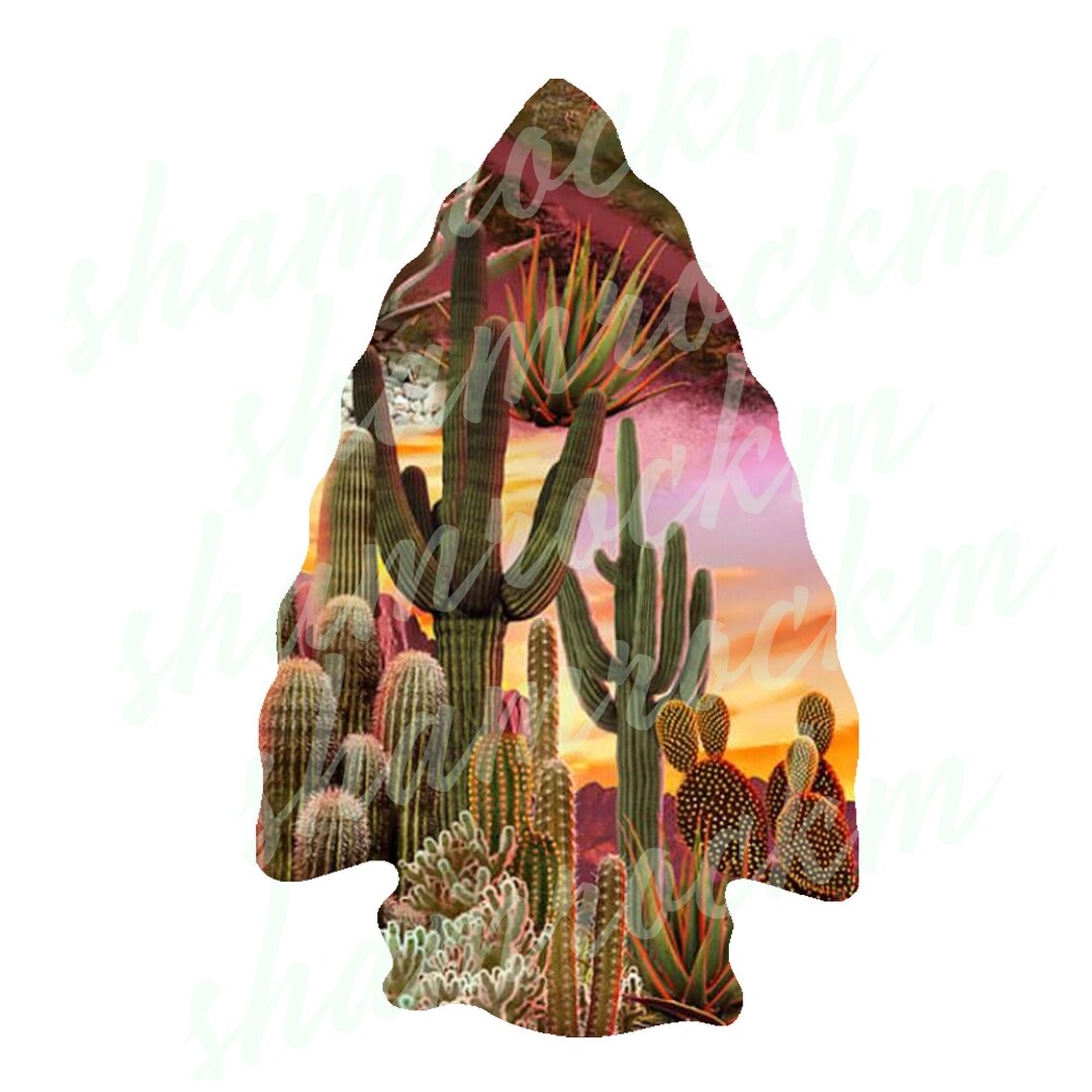 Arrowhead With Desert Graphic, Png Images With Transparent Background ...
