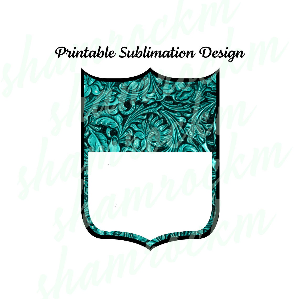 Printable Sublimation Design Back Number Tooled Leather - Etsy