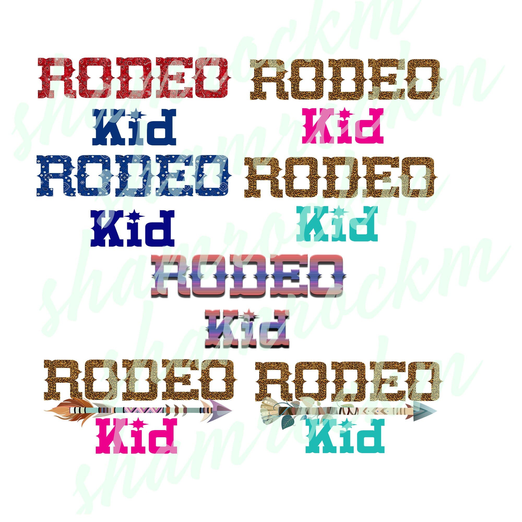 Digtial Download Clipart, Rodeo Kid Bundle, Png Images With Transparent ...
