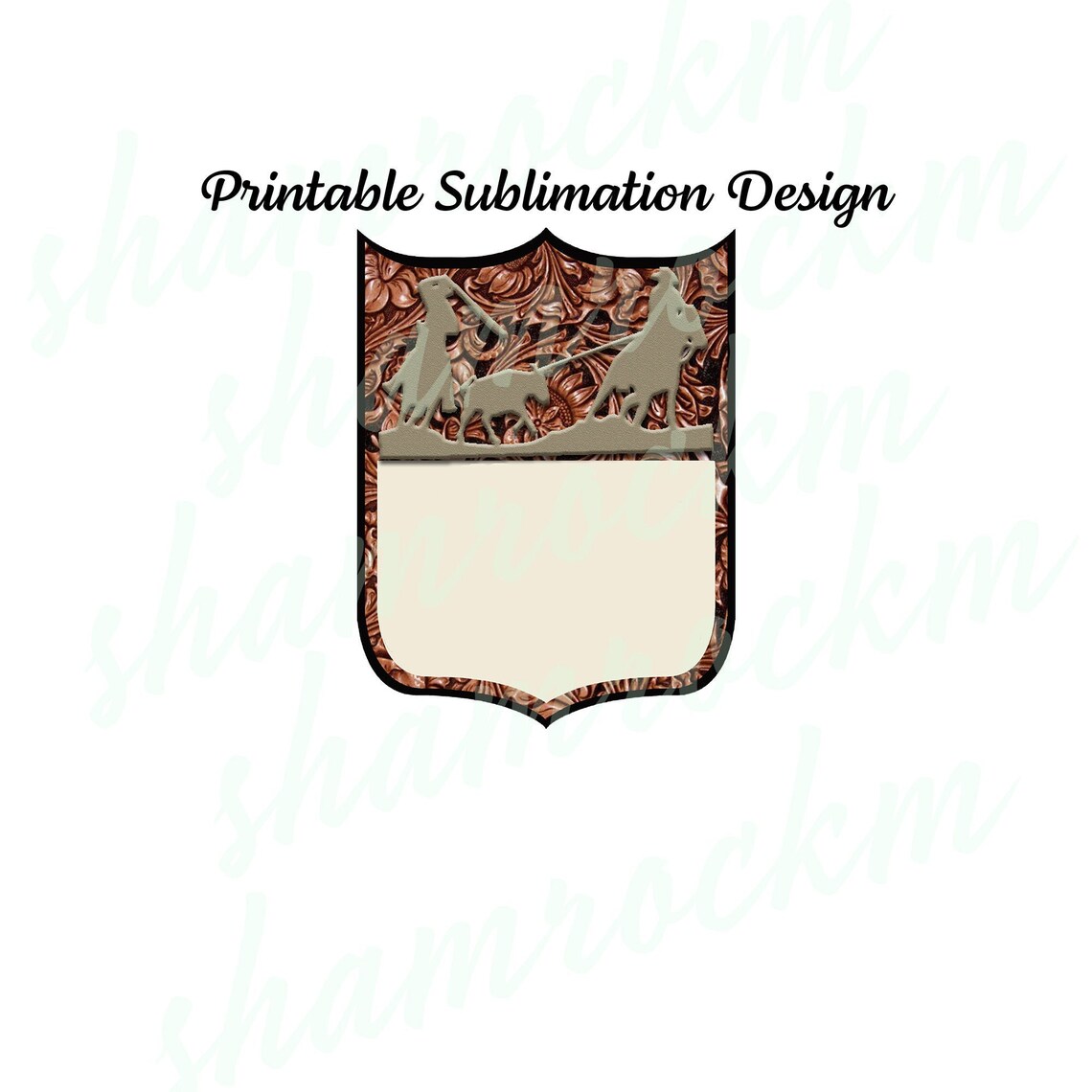 Printable Sublimation Design Back Number Tooled Leather - Etsy