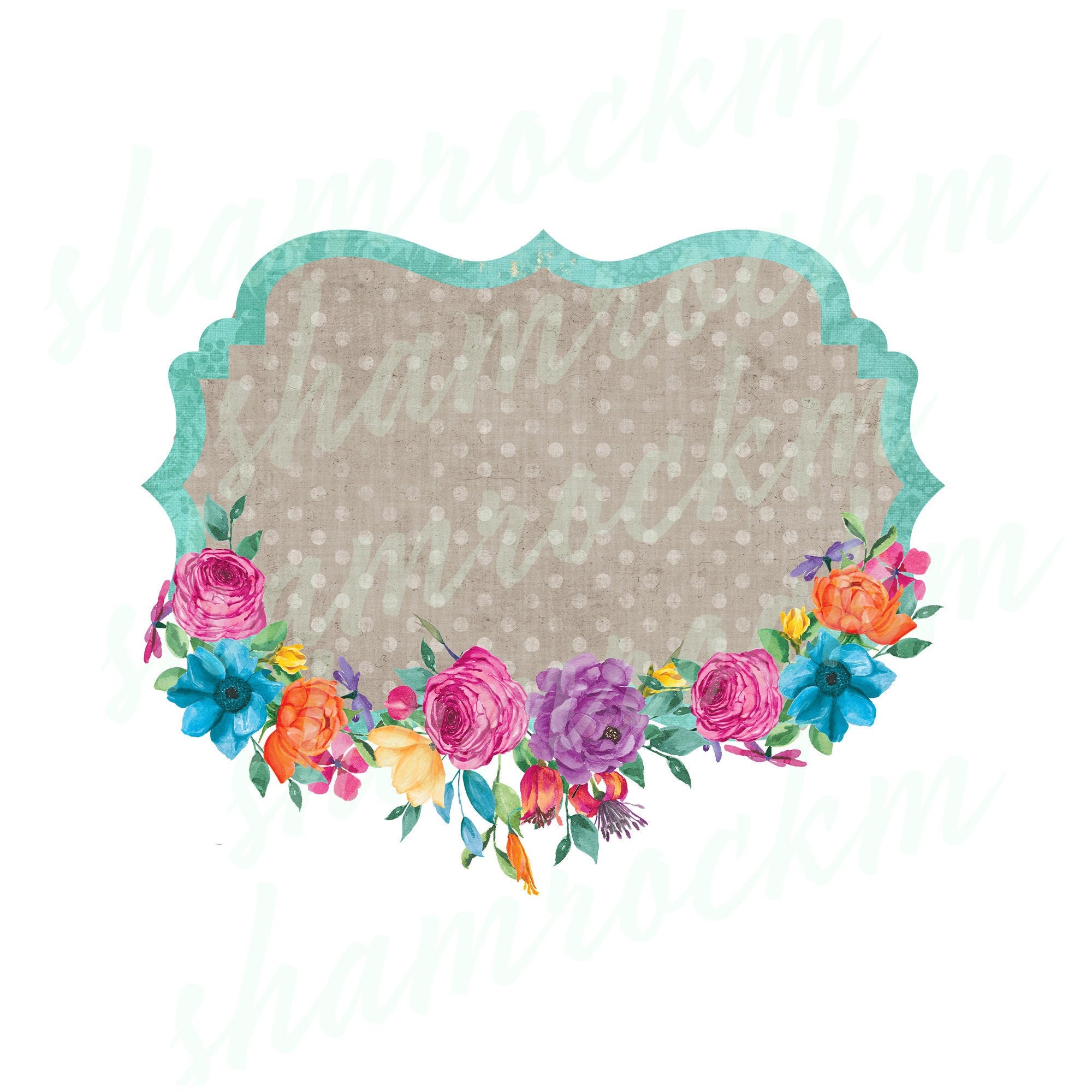 Fiesta Floral Frame, Png Images With Transparent Background, High ...