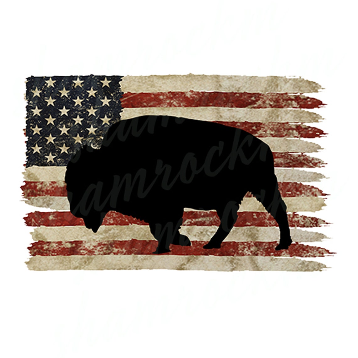 Buffalo and American Flag Png Images With Transparent | Etsy