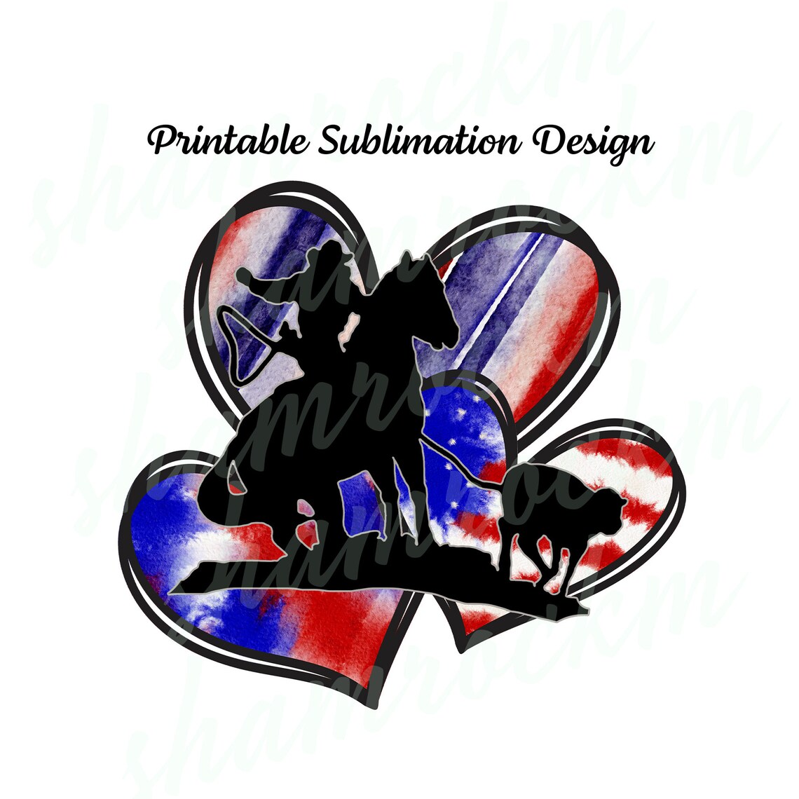 Printable Sublimation Design Breakaway Roper With 3 - Etsy