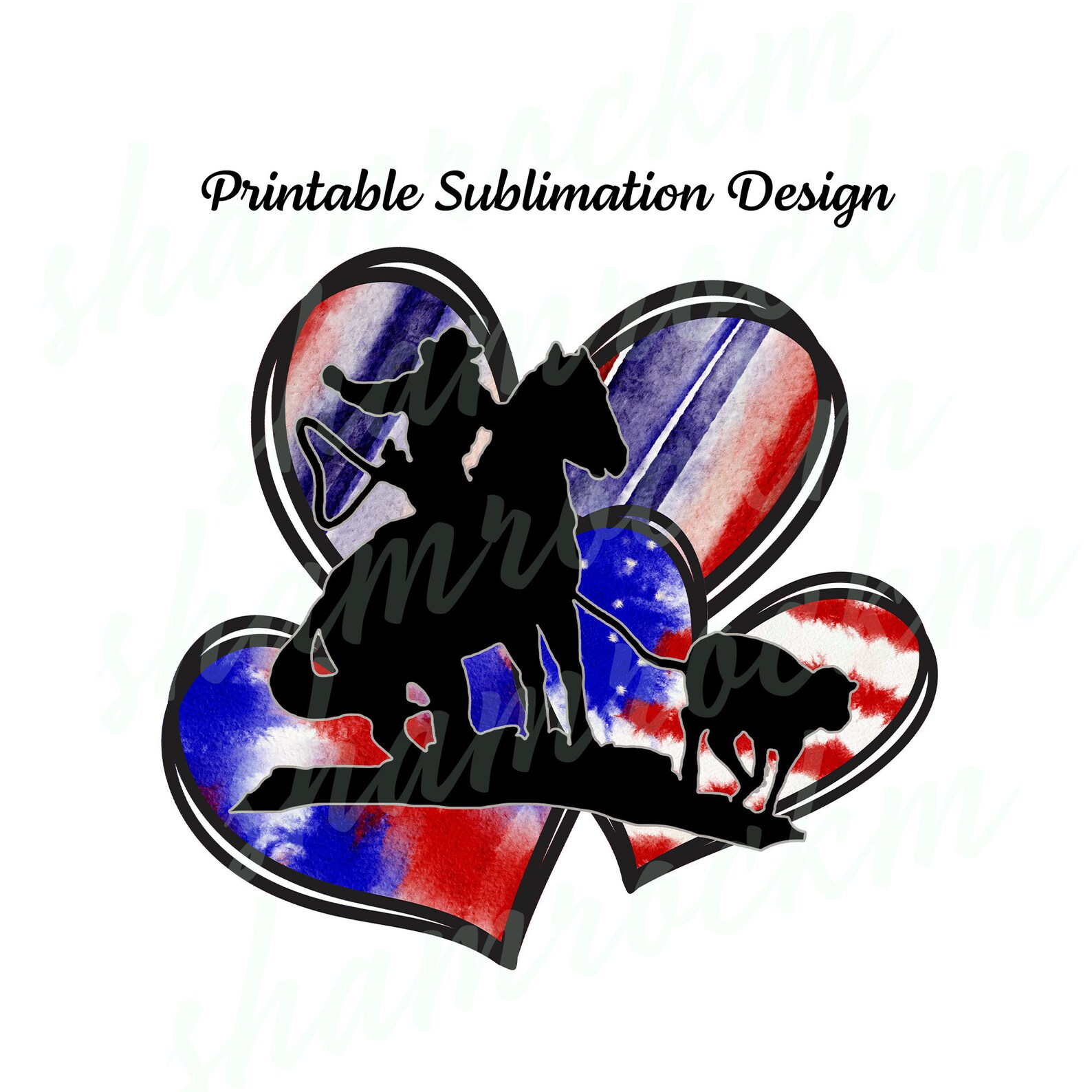 Printable Sublimation Design Breakaway Roper With 3 - Etsy