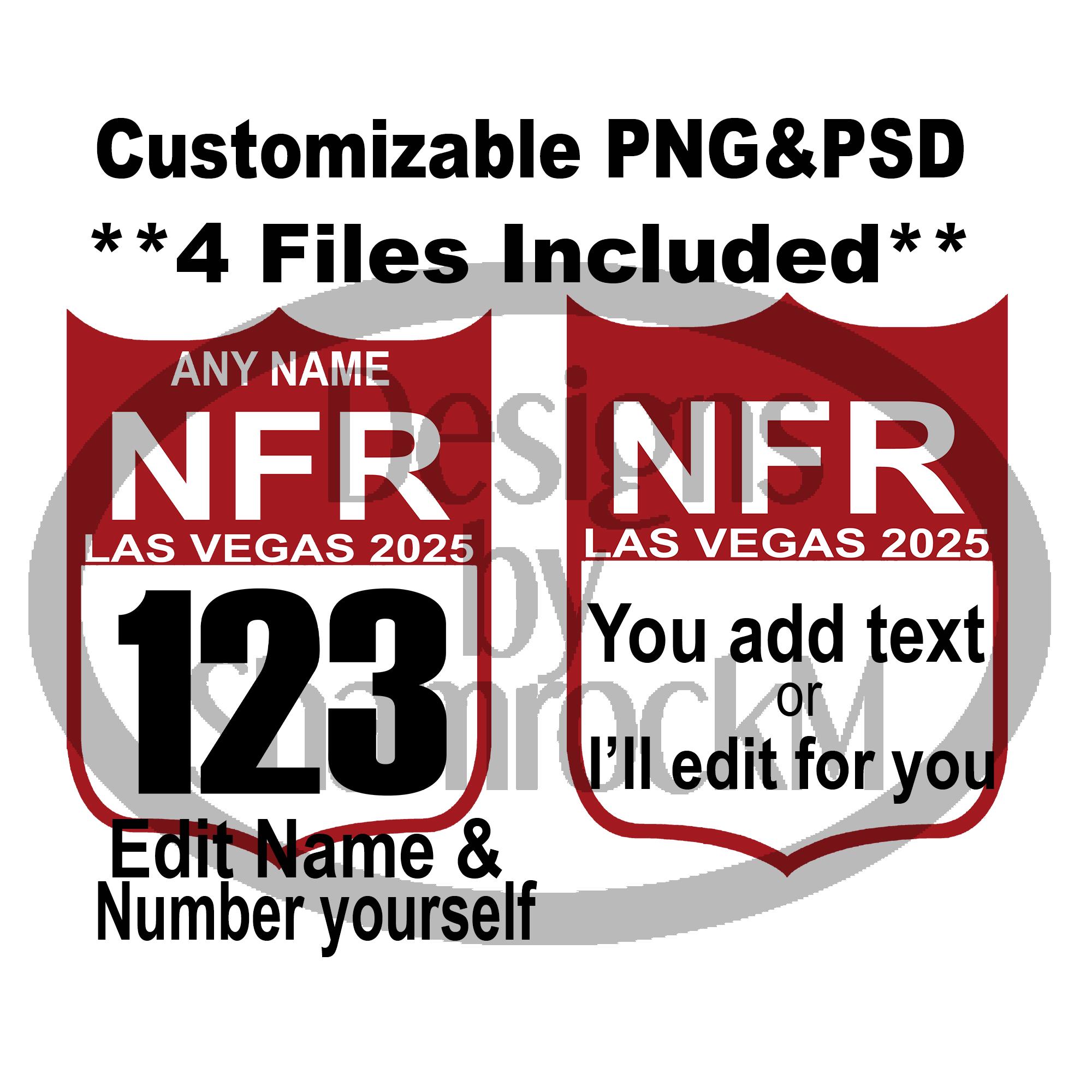 Printable Sublimation Design, Rodeo Back Number NFR, Png Images With ...