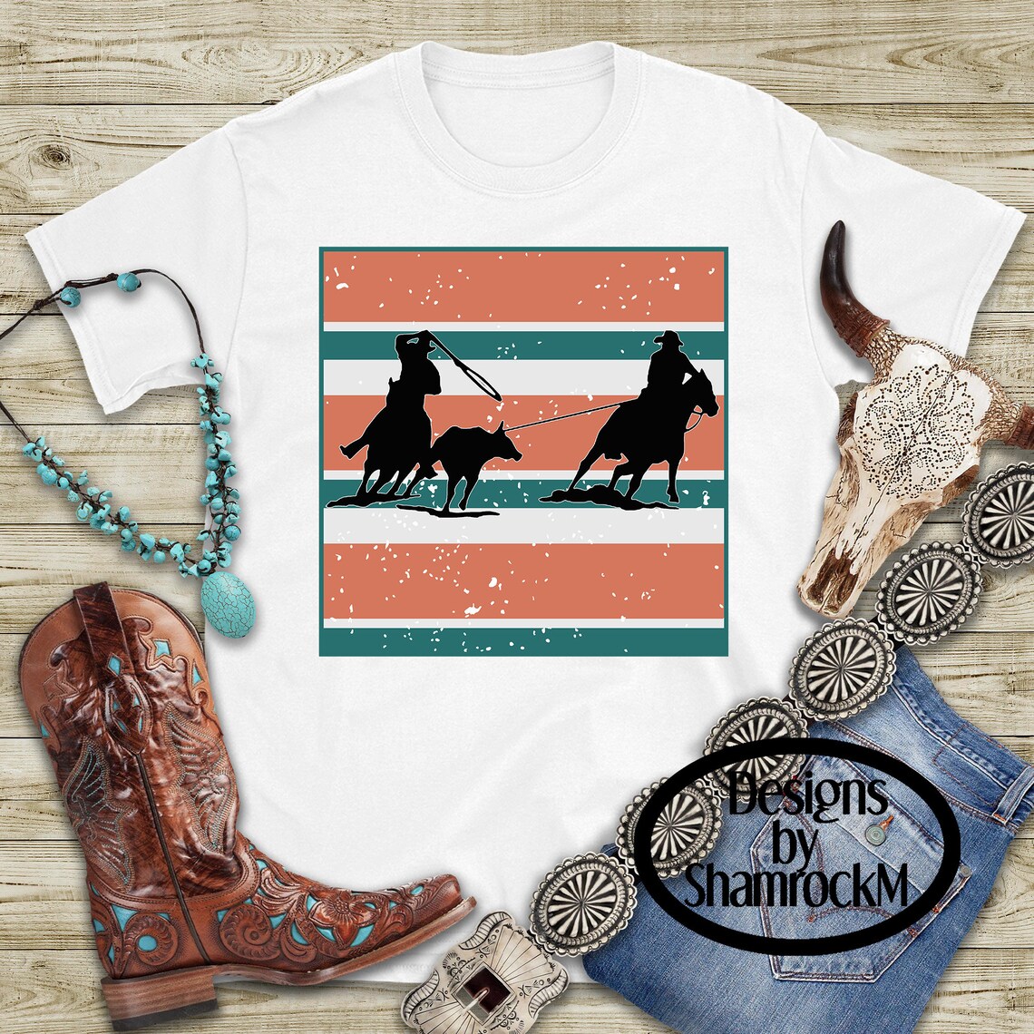Printable Sublimation Design Team Ropers Retro Grunge - Etsy