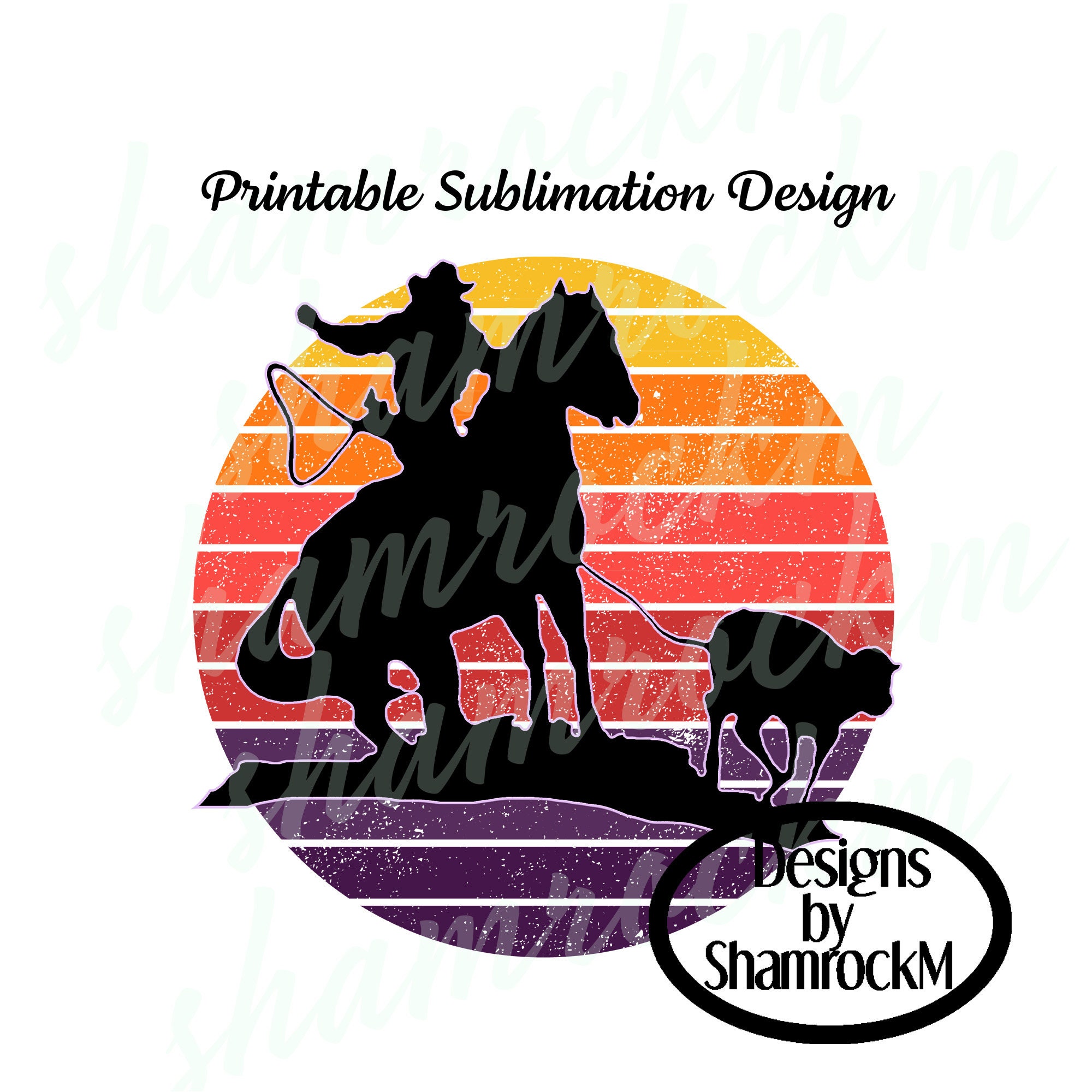 Breakaway Roping Clipart Sun