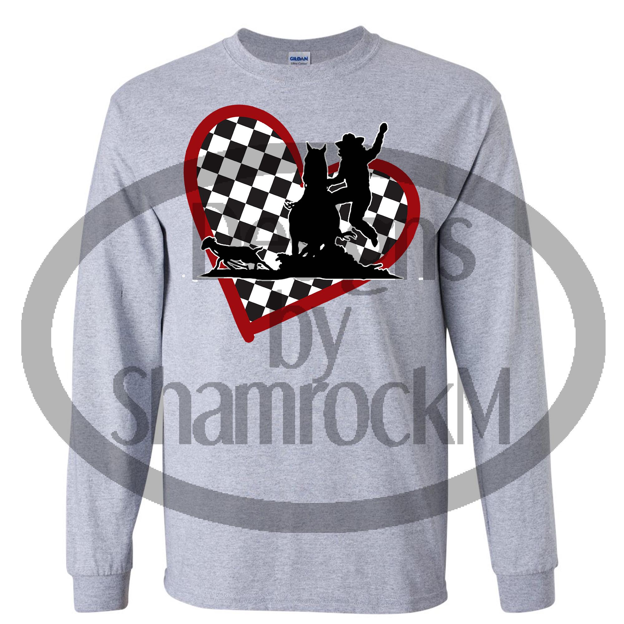 Printable PNG Design | Black & White Checkerboard Heart With Goat Tyer ...
