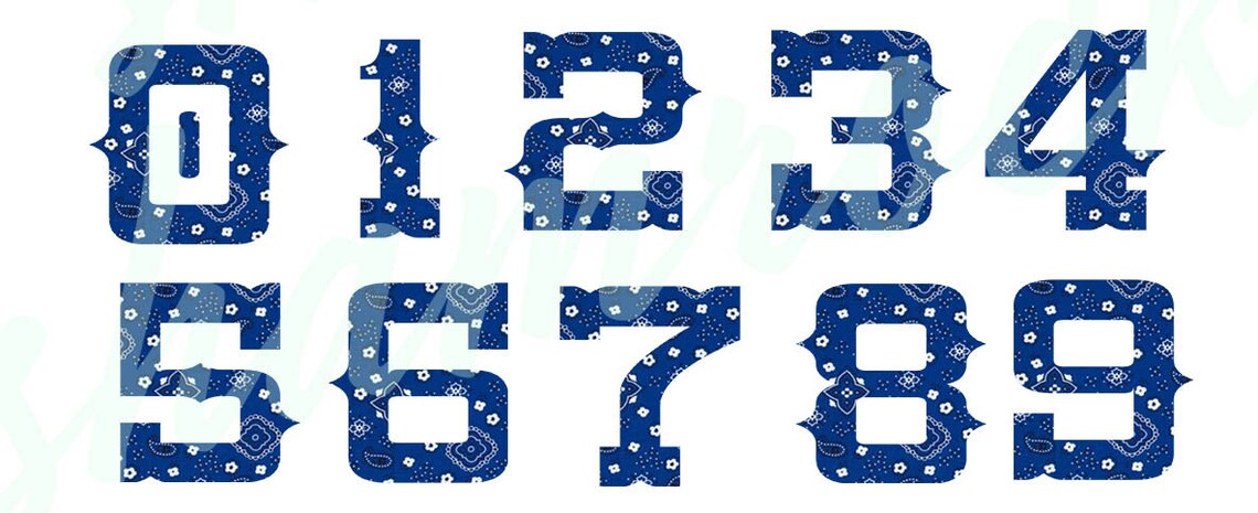 Cowboy Alphabet in Blue Bandana, Png Images With Transparent Background ...