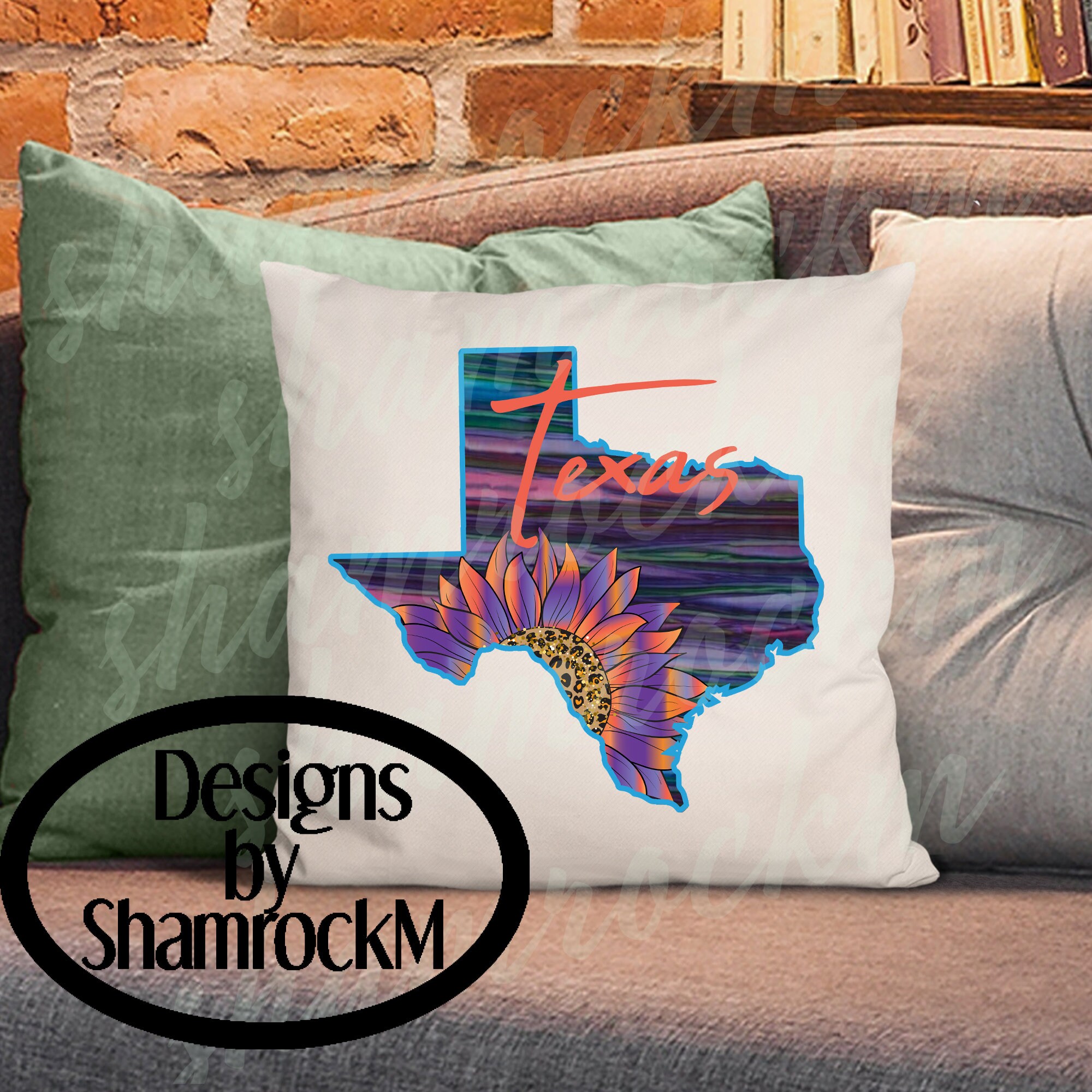 Printable Sublimation Design |texas | Sunflower| Multi Toned | Png ...
