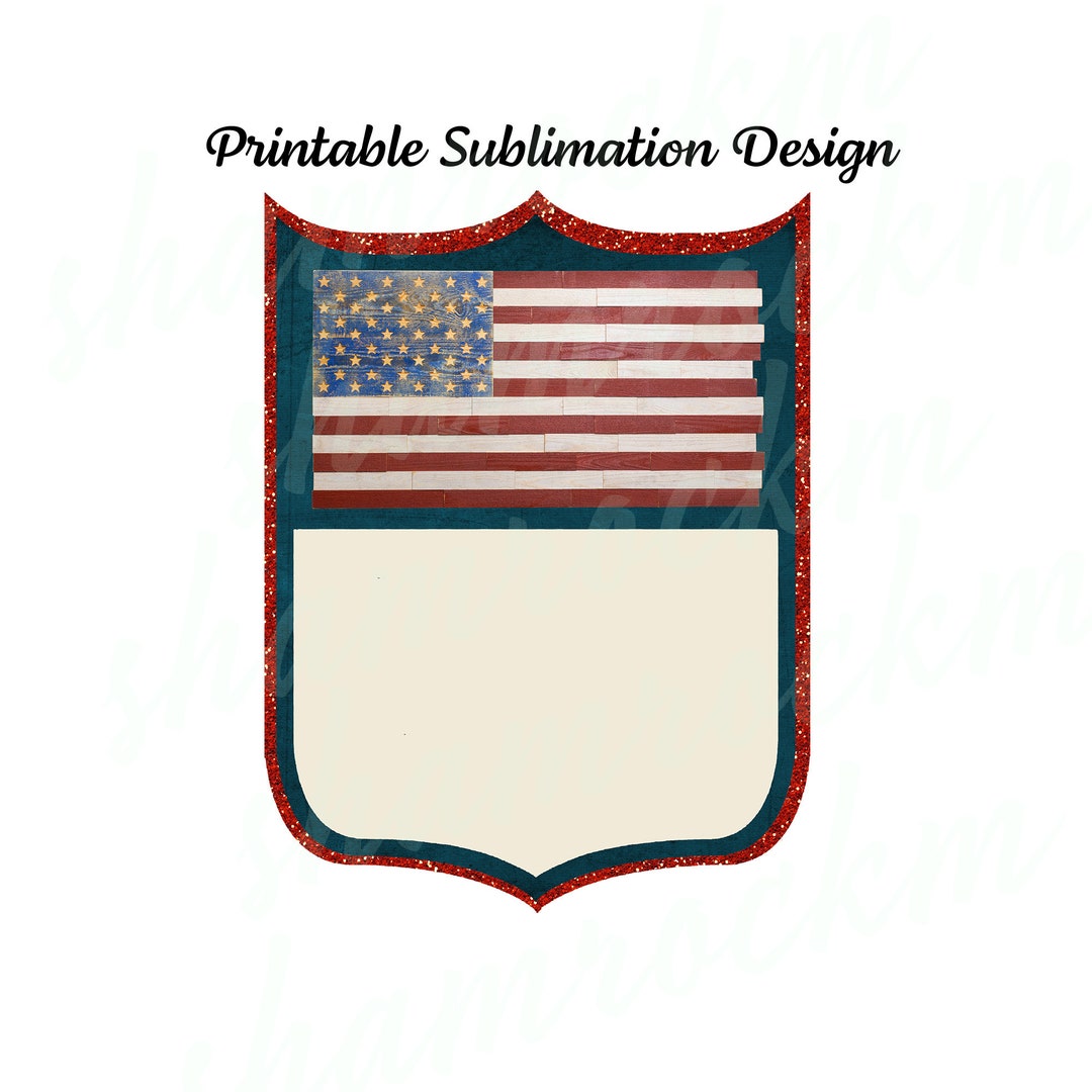 Printable Sublimation Design, Back Number American Flag, Png Images ...