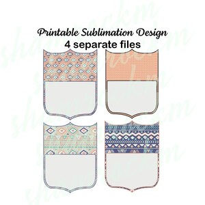 Printable Sublimation Design, Back Number Bundle 3, Png Images With ...
