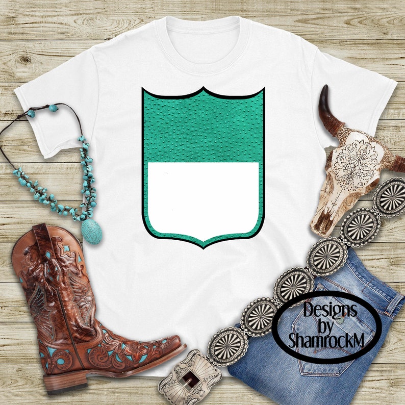 Printable Sublimation Design Rodeo Back Number in Green - Etsy