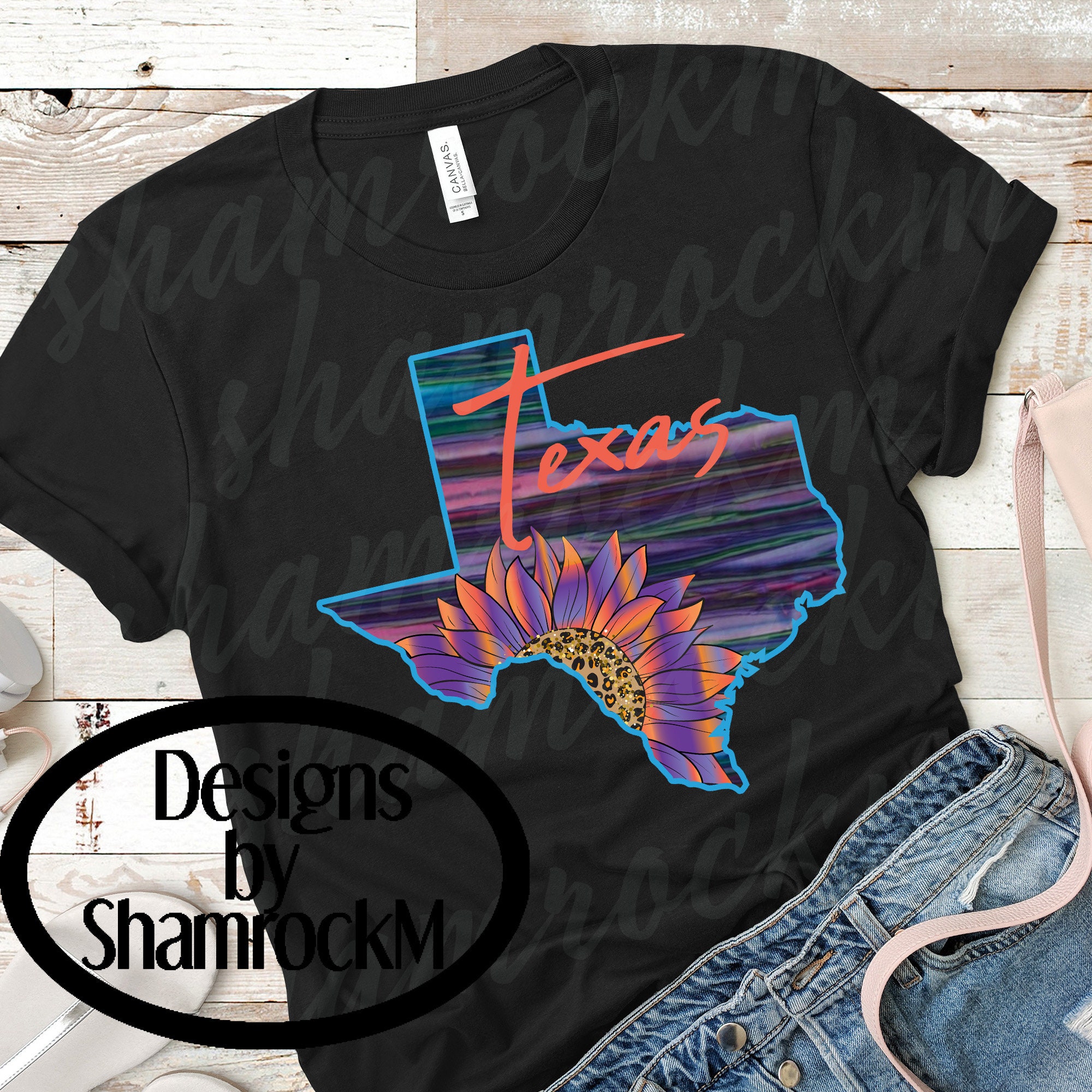 Printable Sublimation Design |texas | Sunflower| Multi Toned | Png ...