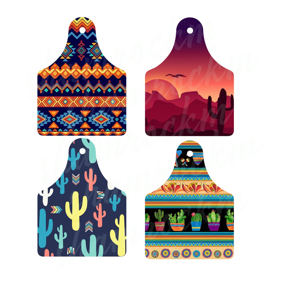 Digital Download Clipart Ear Tag Bundle png images with | Etsy