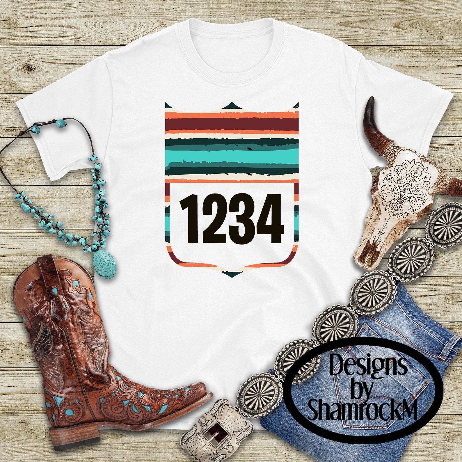 Printable Sublimation Design Rodeo Back Number in Torn - Etsy