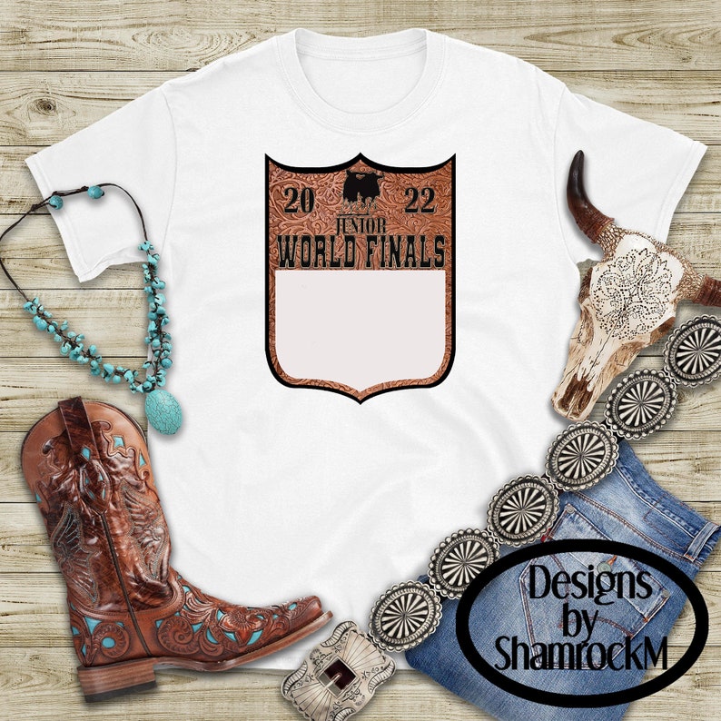 Printable Sublimation Design Rodeo Back Number Leather - Etsy