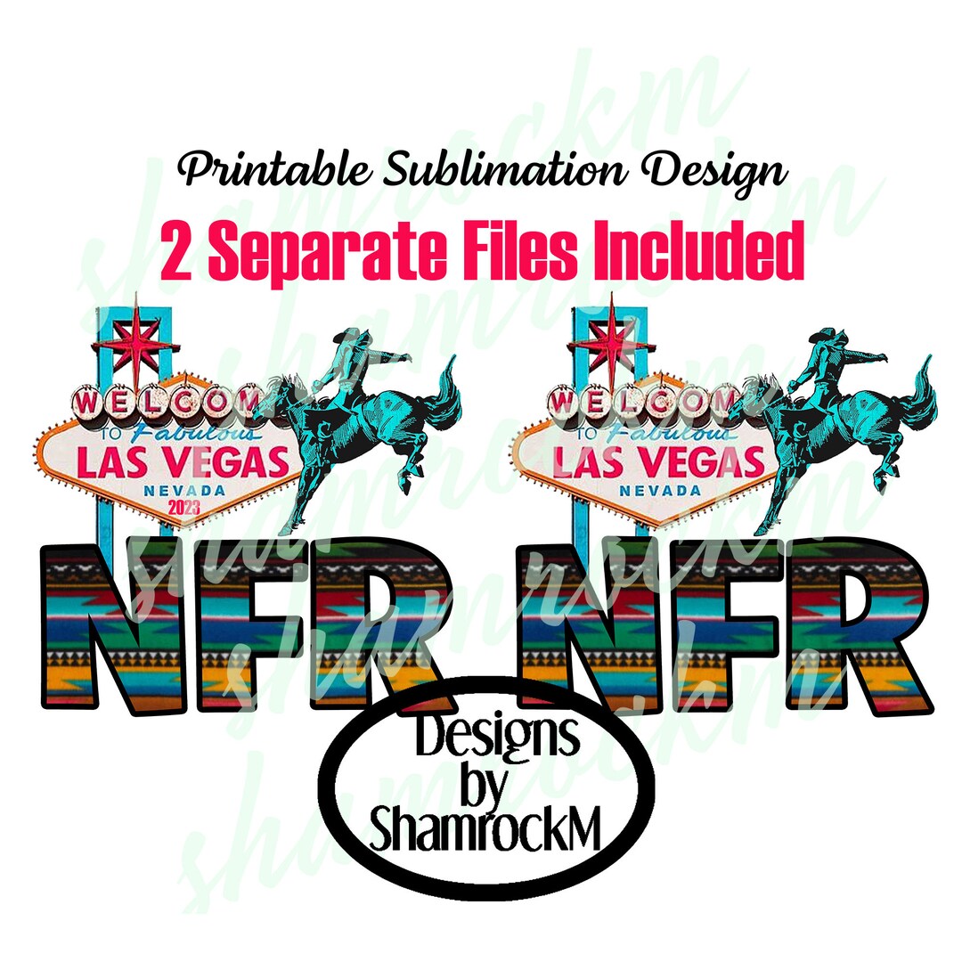 NFR Vegas Sign 2023 NFR Vegas Sign No Date Bronc Rider Png Images ...