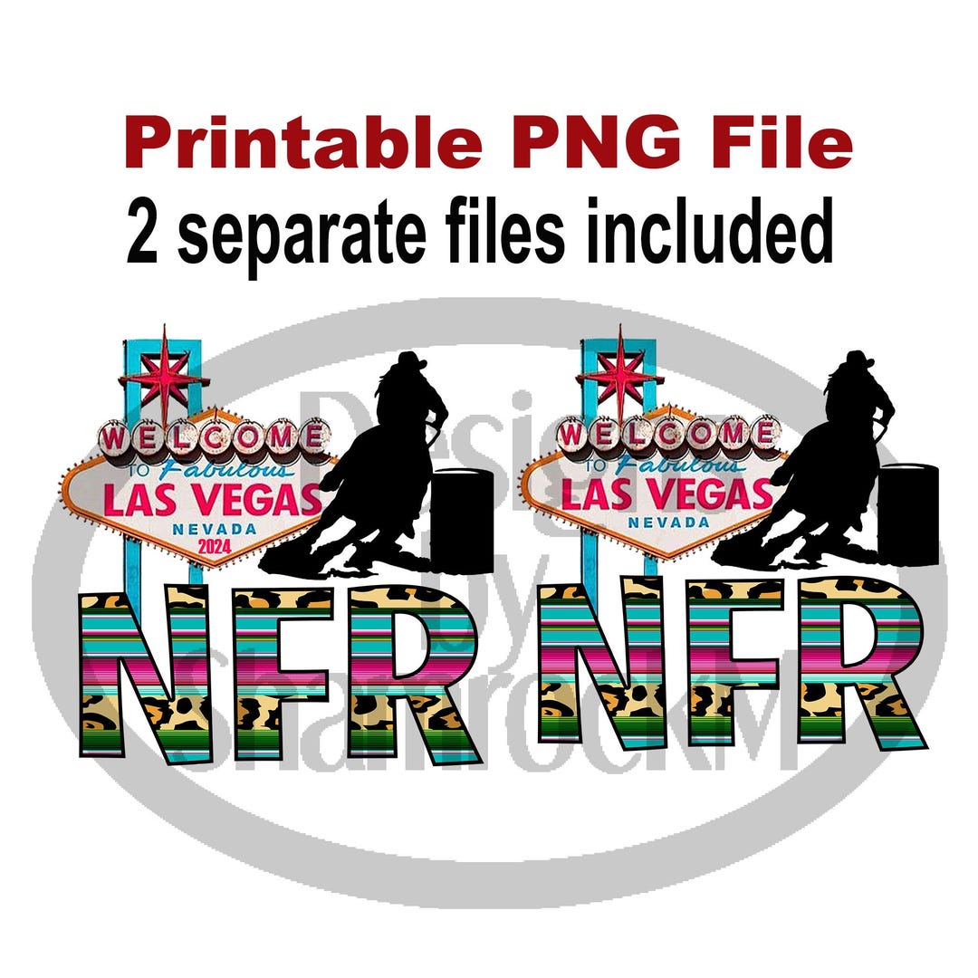 NFR Vegas Sign 2025| NFR Vegas Sign No Date | Barrel Racer | Png Images ...