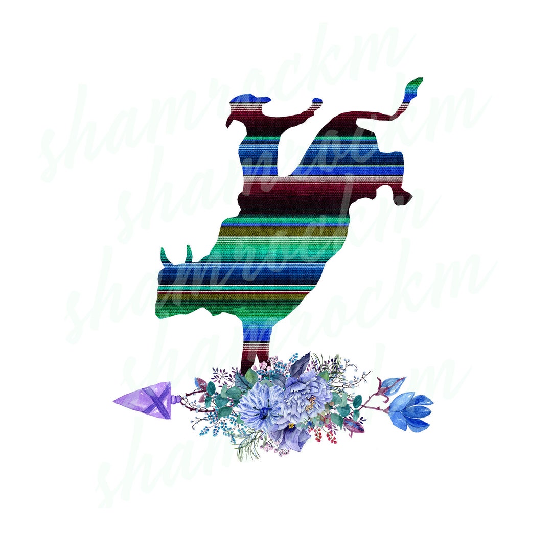 Serape Bull Rider, Png Images With Transparent Background, High ...
