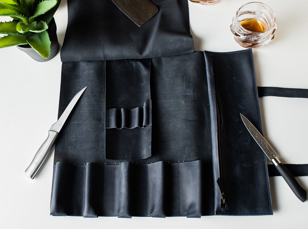 Knife Bag Chef, Chef Knife Roll, Leather Knife Roll,personalized Knife ...