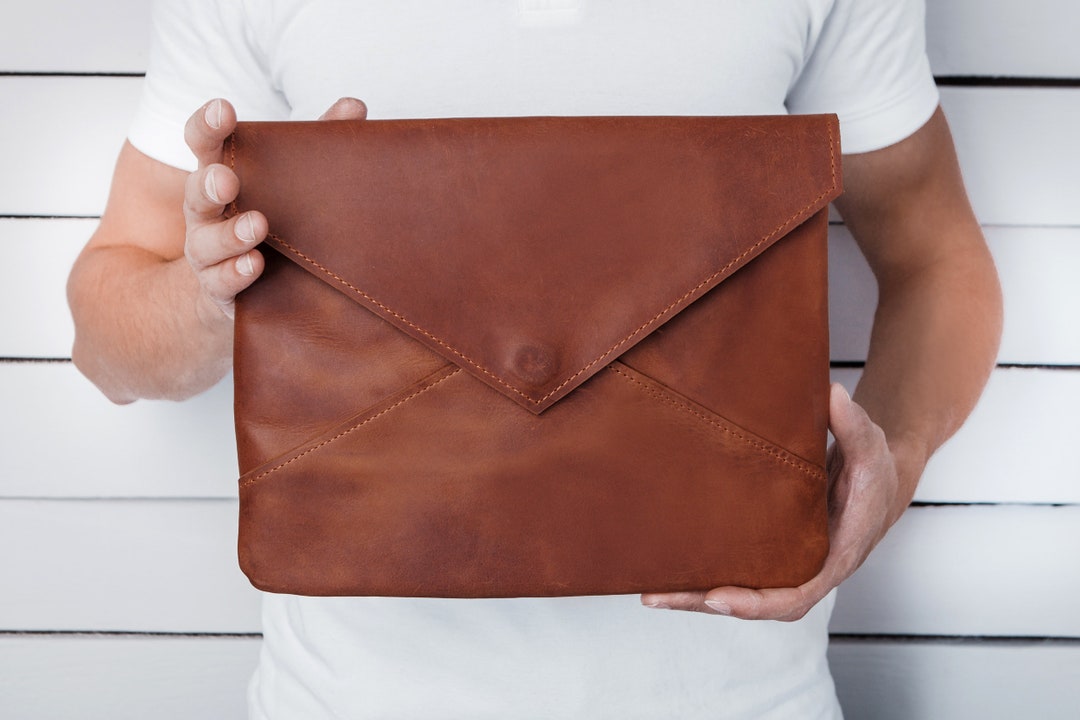 Leather File Folder Holder, Personalized Leather Portfolio, Leather ...