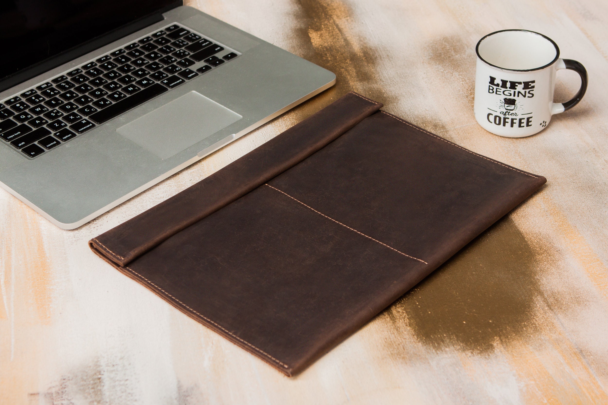 Microsoft surface laptop caseSurface pro X brown leather | Etsy