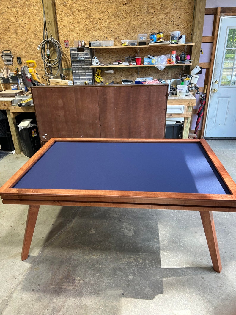 Mid Century Modern Custom Board Game Table - Etsy