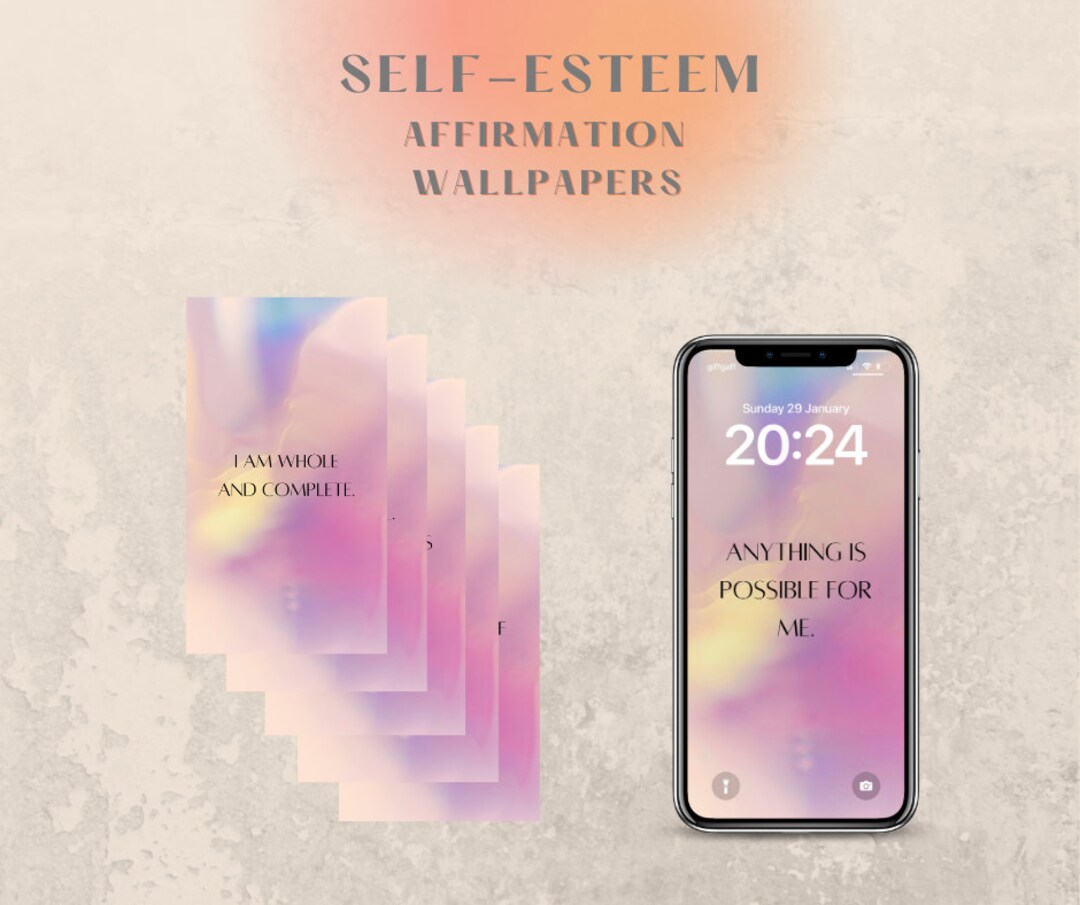 18 Self-esteem Affirmation Wallpapers | Daily Affirmations | Self ...