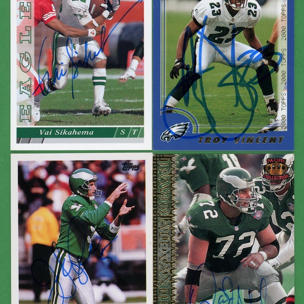 Philadelphia Eagles Cards - Etsy