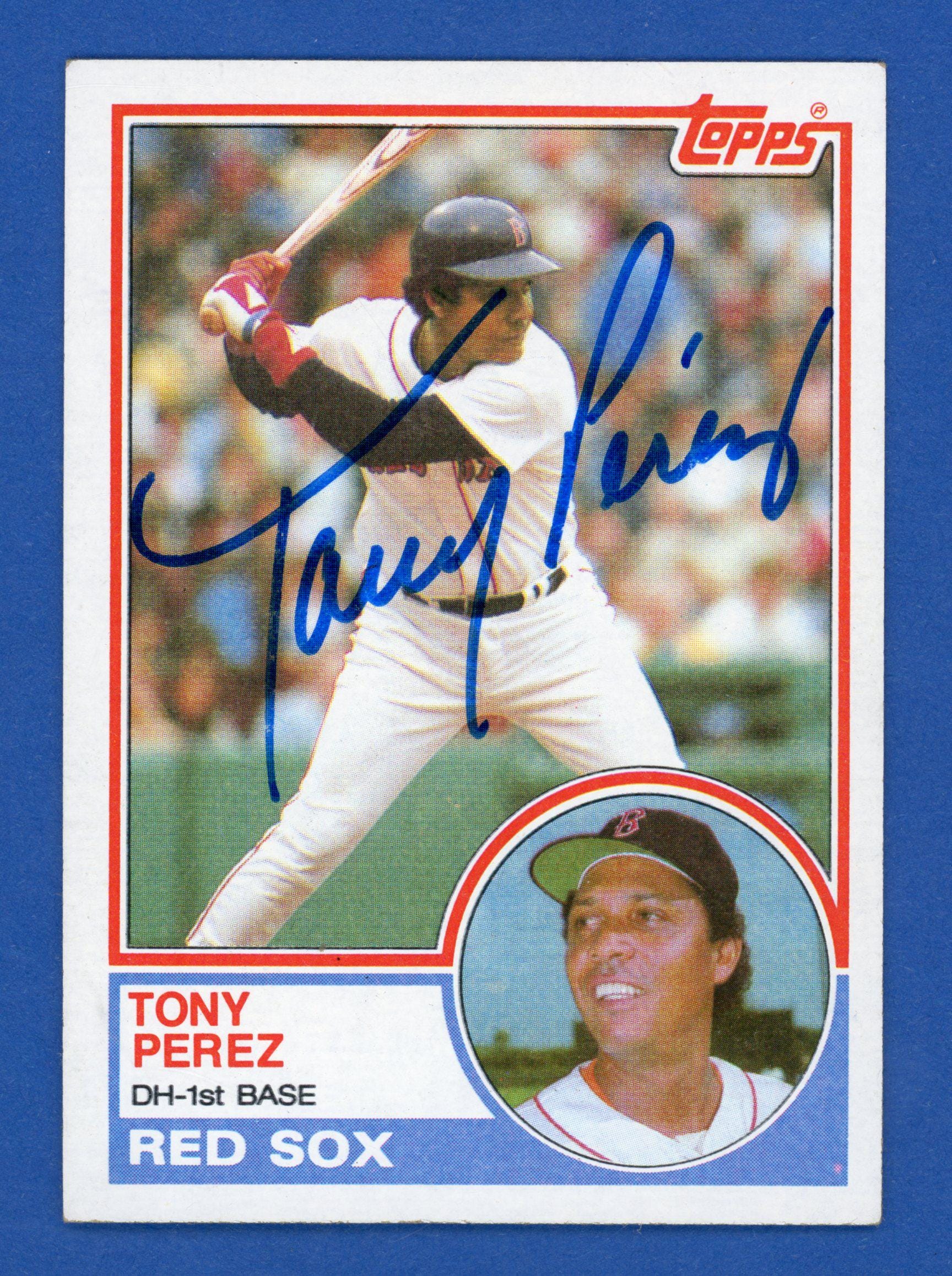 Autographed 1983 Topps Red Sox: Wade Boggs Rookie (MLB Hall of Fame ...