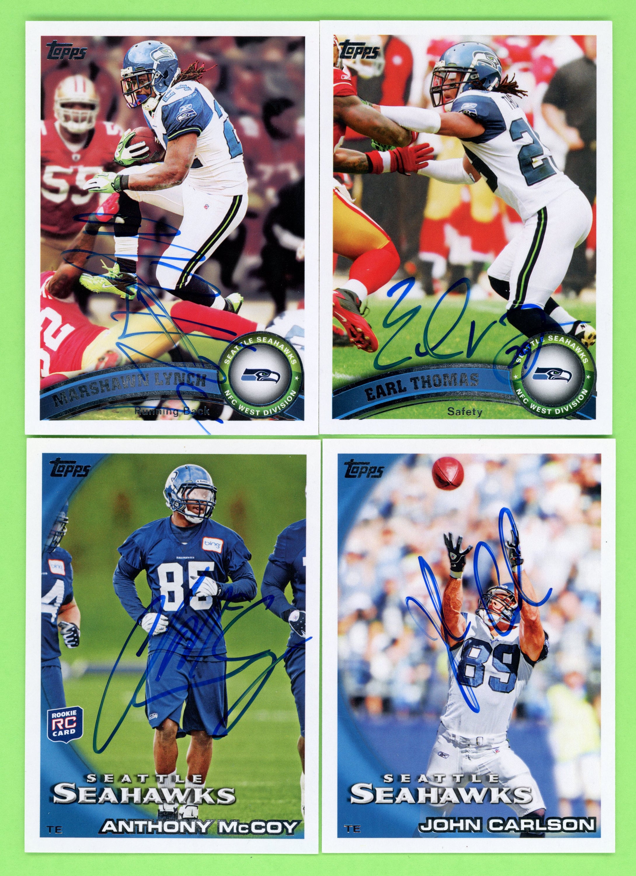 Seattle Seahawks Cards