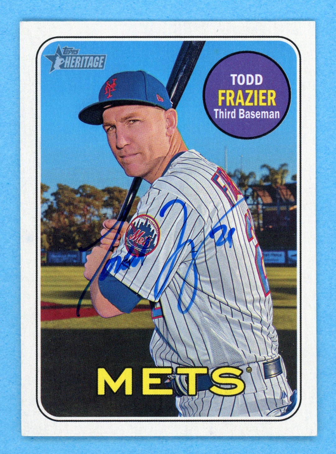 Autographed 2018 Topps Heritage New York Mets: Todd Frazier and Kevin ...