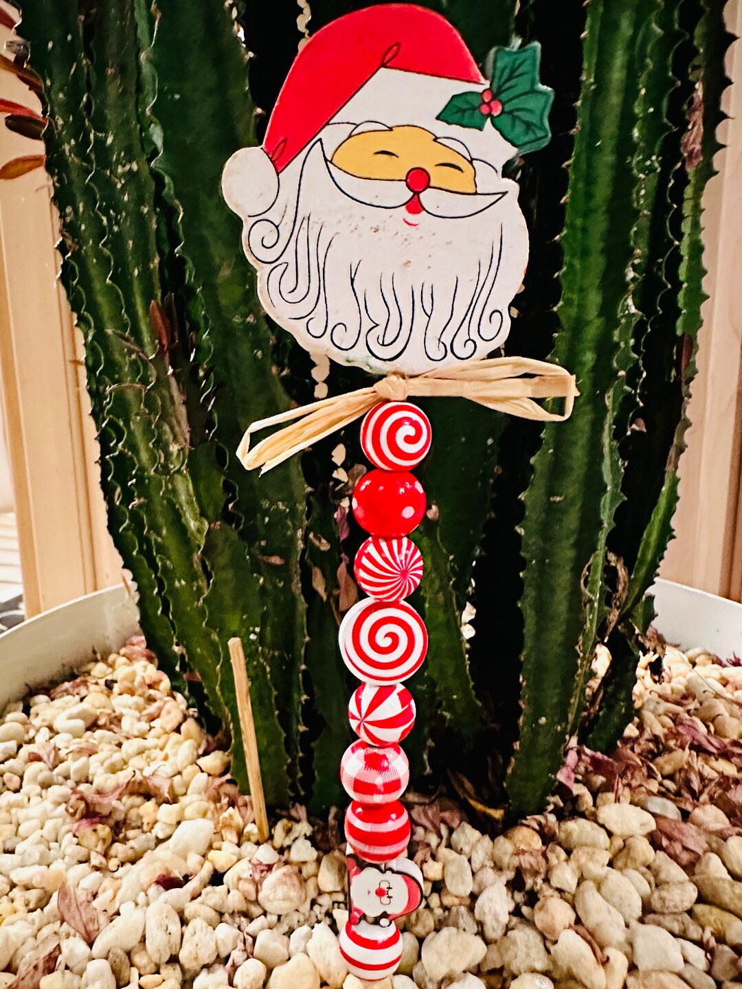Santa Garden Stake, Christmas Decoration, Christmas Ornaments Christmas ...