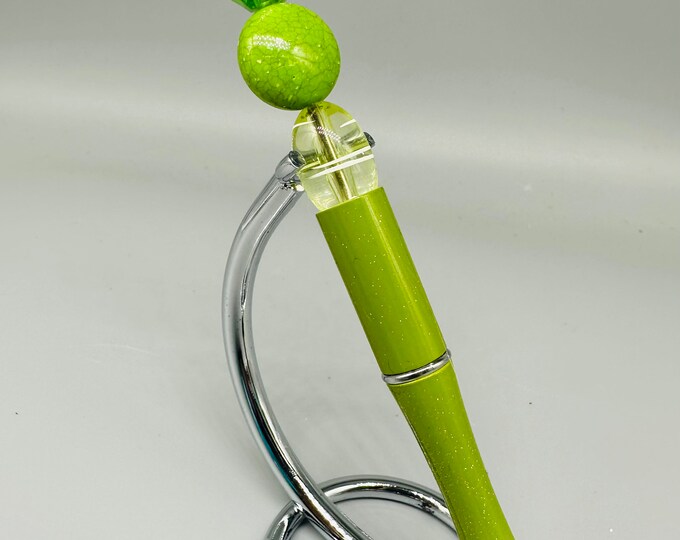 Green Beaded Fancy Ink Pen - Etsy