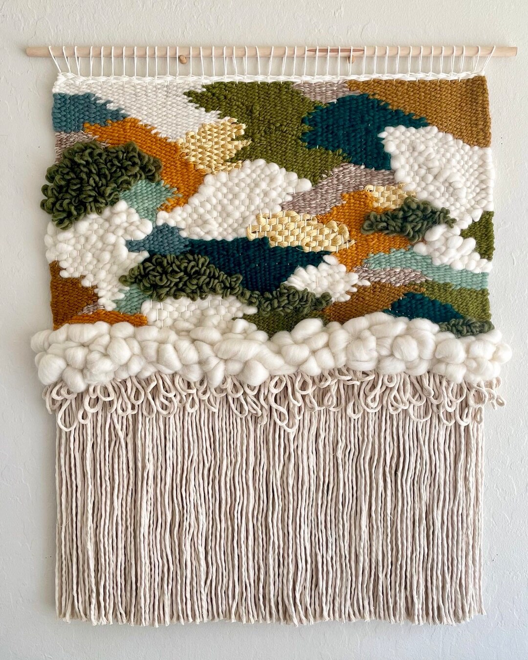 Woven Wall Hanging - XL Landscape Statement Weaving || Made to Order - Etsy