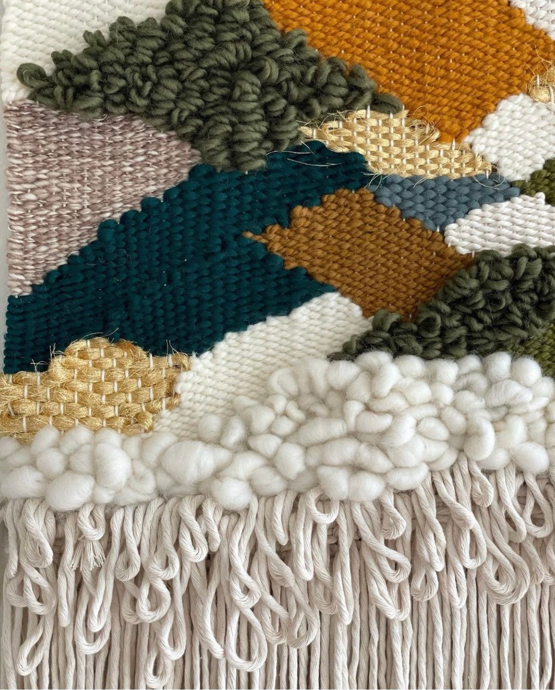 Woven Wall Hanging - XL Landscape Statement Weaving || Made to Order - Etsy