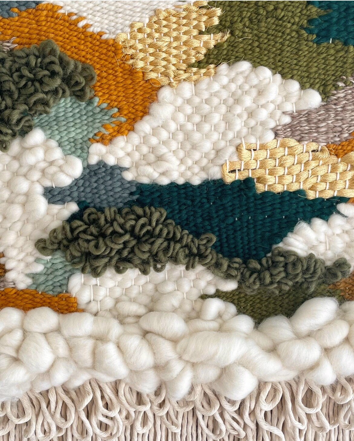 Woven Wall Hanging - XL Landscape Statement Weaving || Made to Order - Etsy