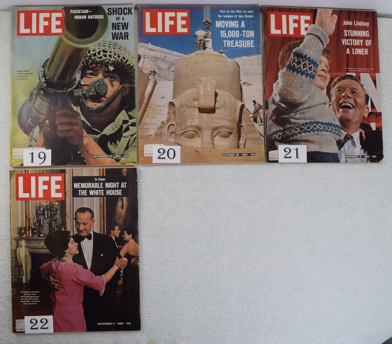 1965 LIFE Magazines Choice 1960s - Etsy