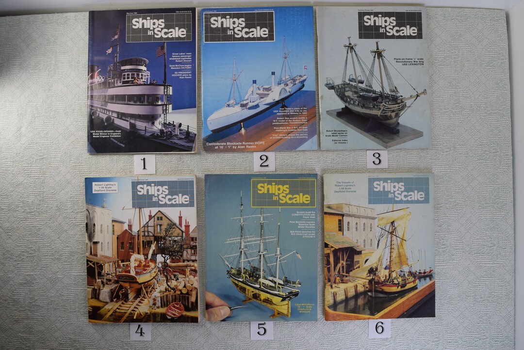 Ships in Scale Seaways Magazine 1980s 1990s 2000s - Etsy
